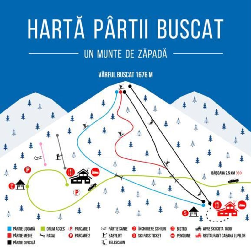 Buscat - Informații și prețuri domeniul schiabil Buscat - e-Ghid.ro
